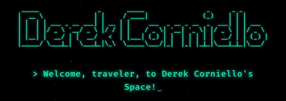 Derek Corniello's Space!